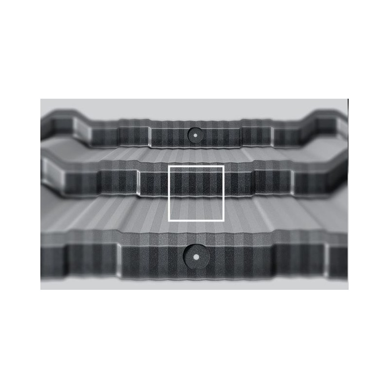 BUDMAT Como D-Matt+ 7016 - Blachodachówki modułowe - dachowe.com.pl