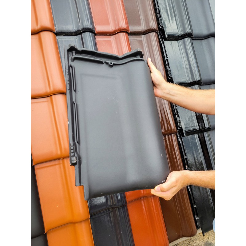 Dachówka Roben Monza Plus antracytowa - Dachówki ceramiczne - dachowe ...