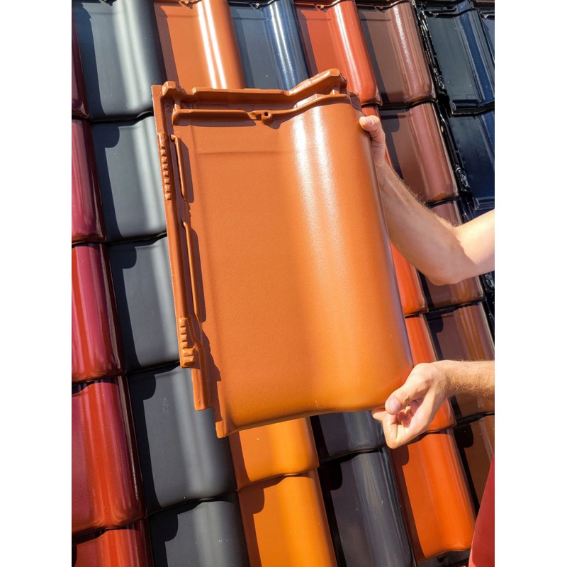 Dachówka Roben Monza Plus medziana - Dachówki ceramiczne - dachowe.com.pl