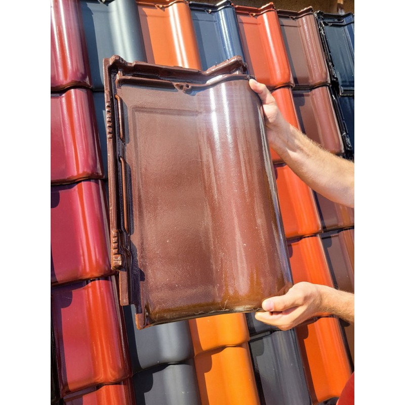 Dachówka Roben Monza Plus Maduro (glazurowana) - Dachówki ceramiczne ...