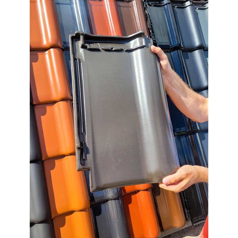 Dachówka Roben Piemont brązowa - Dachówki ceramiczne - dachowe.com.pl